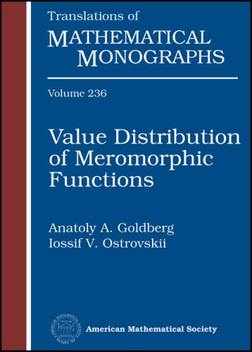 Amazon.com: Value Distribution of Meromorphic Functions (Translations ...