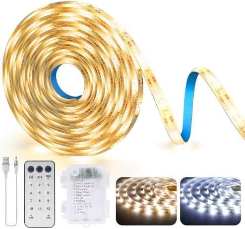 Amazon.com: OMIKA COB LED Strip Lights, Wireless 2700K Warm White ...