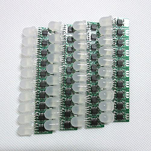 Buy TEZTECH (10PC 5V 12mm WS2811 ic RGB LED Pixel Node Module Light No ...