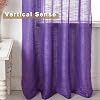 Amazon.com: Tony's collection Violet Sheer Curtains 63 Inches Long ...