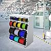 Baoz Wire Spool Rack Wire Cable Dispenser with 6 Rods Multiple Axle ...