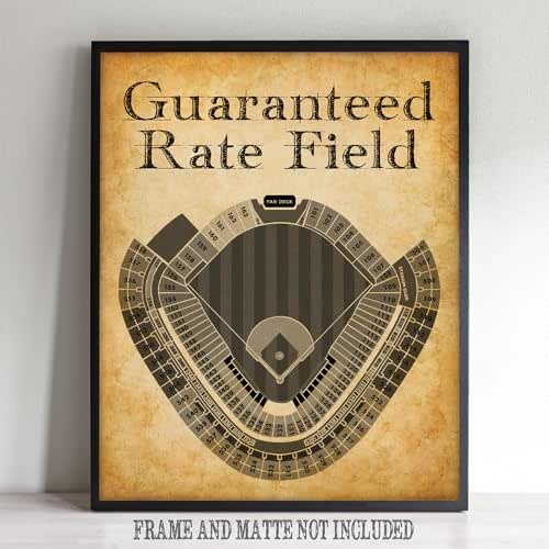 Amazon.com: Guaranteed Rate Field Seating Chart - Chicago Baseball ...
