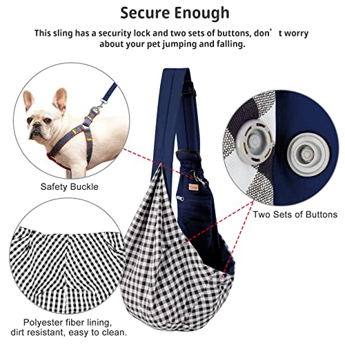 Snapklik.com : Cuby Dog And Cat Sling CarrierHands Free Reversible Pet ...