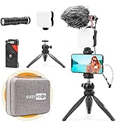 Amazon.com: USKEYVISION Smartphone Video Vlogging Kit Metal Microphone ...