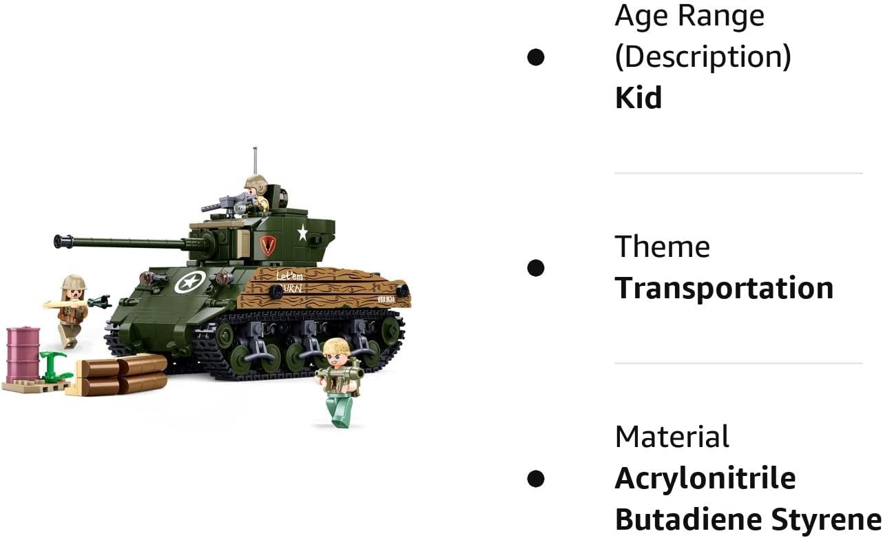 Sluban Bloques de construcción de juguete de la Segunda Guerra Mundial ...