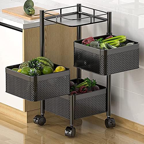 Kitchenwell Multi-Purpose Trolley Storage Organizer and Kitchen ...