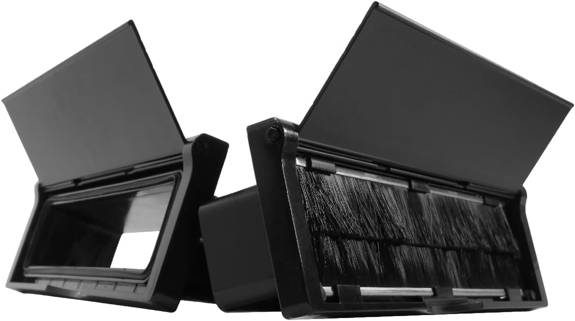 Draft Dodger 12"" Insulated Universal Telescopic Matte Black Mail Slot ...