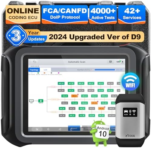 XTOOL D9S Car Diagnostic Scanner, 2024 Upgraded Ver of D9 ...