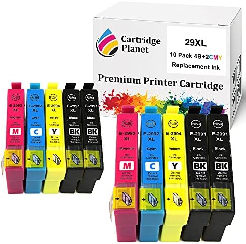 Cartridge Planet 10 Pack (4BK,2C,2M,2Y) Compatible Ink for Epson 29XL ...