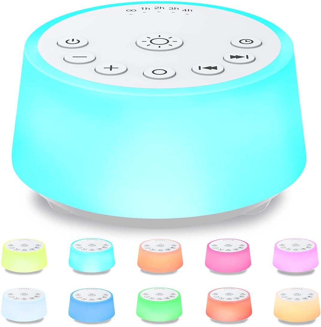 Amazon.com: Color Noise Sound Machines with 10 Colors Night Light 25 ...