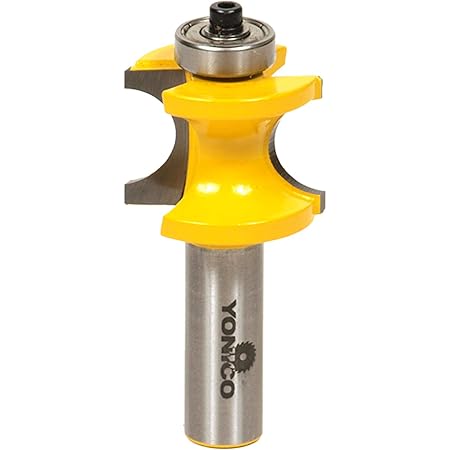 Yonico 12144 Vertical Raised Panel Router Bit, Bevel, Cutting Height 1 ...