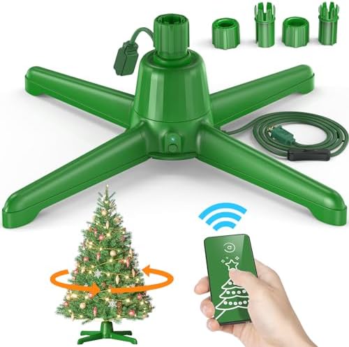Amazon.com: DG-Direct Rotating Christmas Tree Stand with Remote Control ...