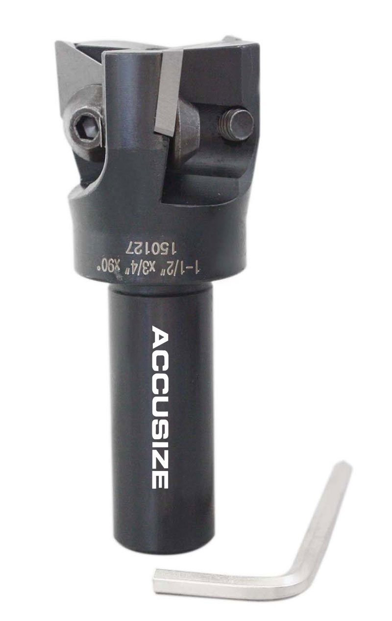 Accusize Industrial Tools 1-1/2'' Cutting Dia x 3/4'' Straight Shank ...