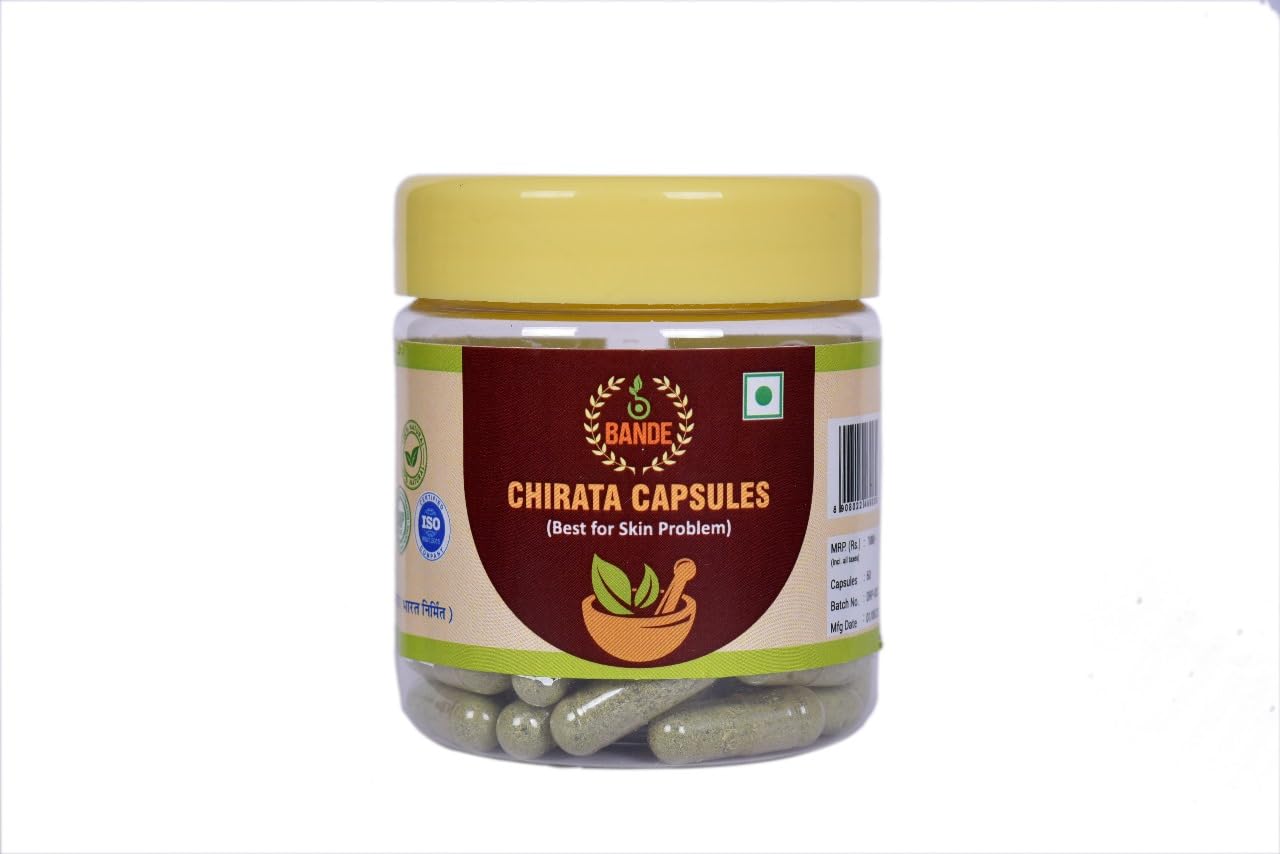Buy BANDE Ayurvedic Chirata Capsule for Blood Purification and Helps to ...