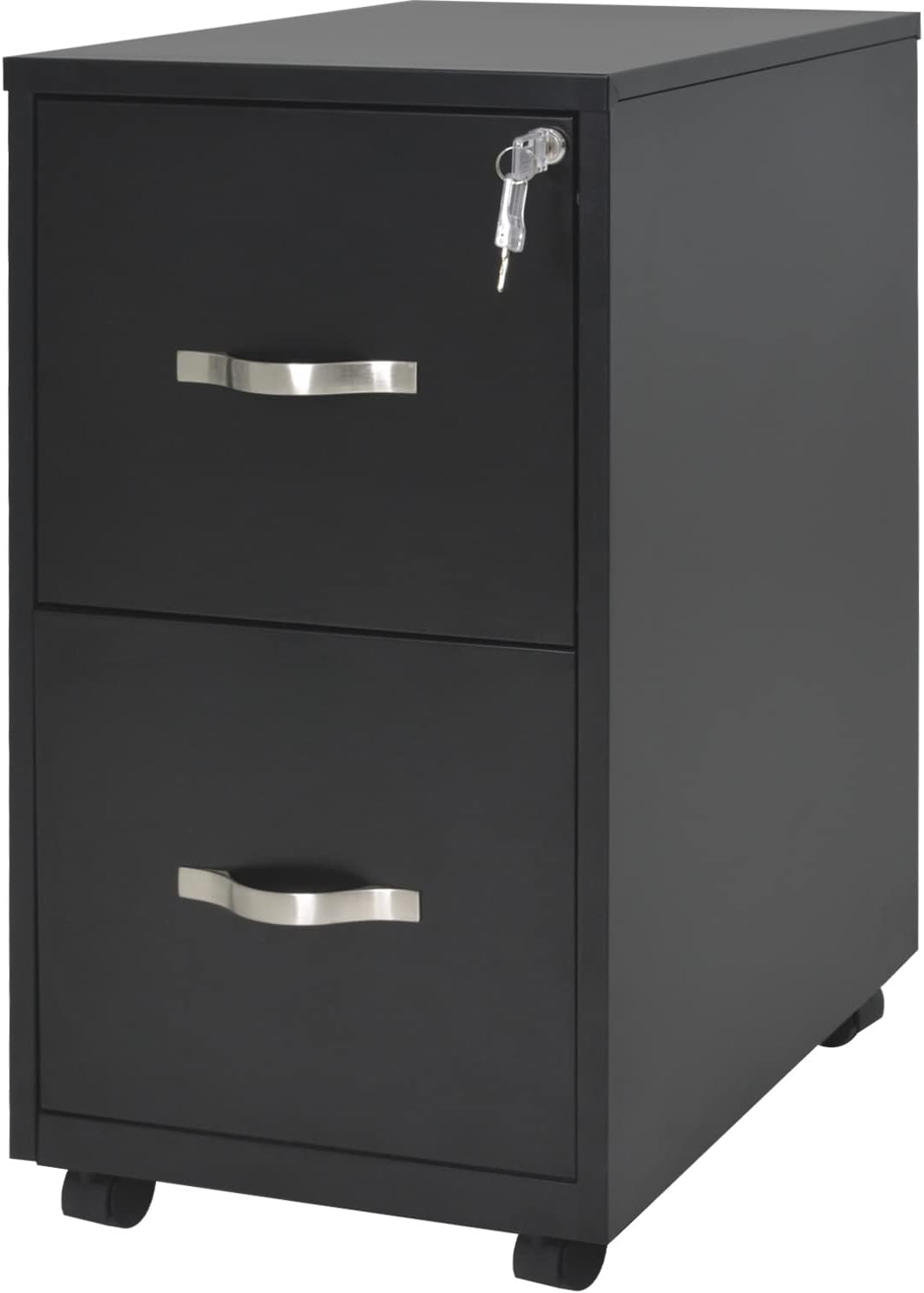 RACK & PACK Archivero Metálico 2 Gavetas con Ruedas 360° Tamaño Carta ...