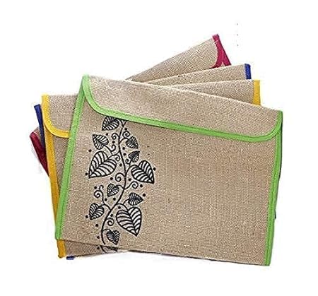 Jewett Jute Bag File Folder, Pack of 2, Environment Friendly Folder for ...