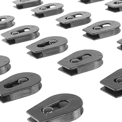 Wheeled Cord Lock Stopper (6 Pack) – Heavy Duty – Clamp Toggle End Cord ...