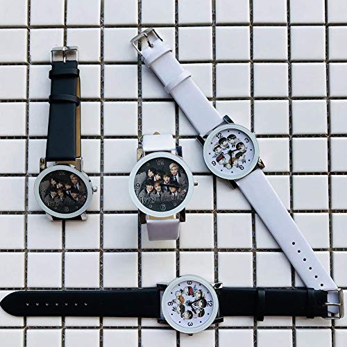 Buy Cianowegy Kpop BTS Bantan Boys Blackpink Watch Casual Leather ...