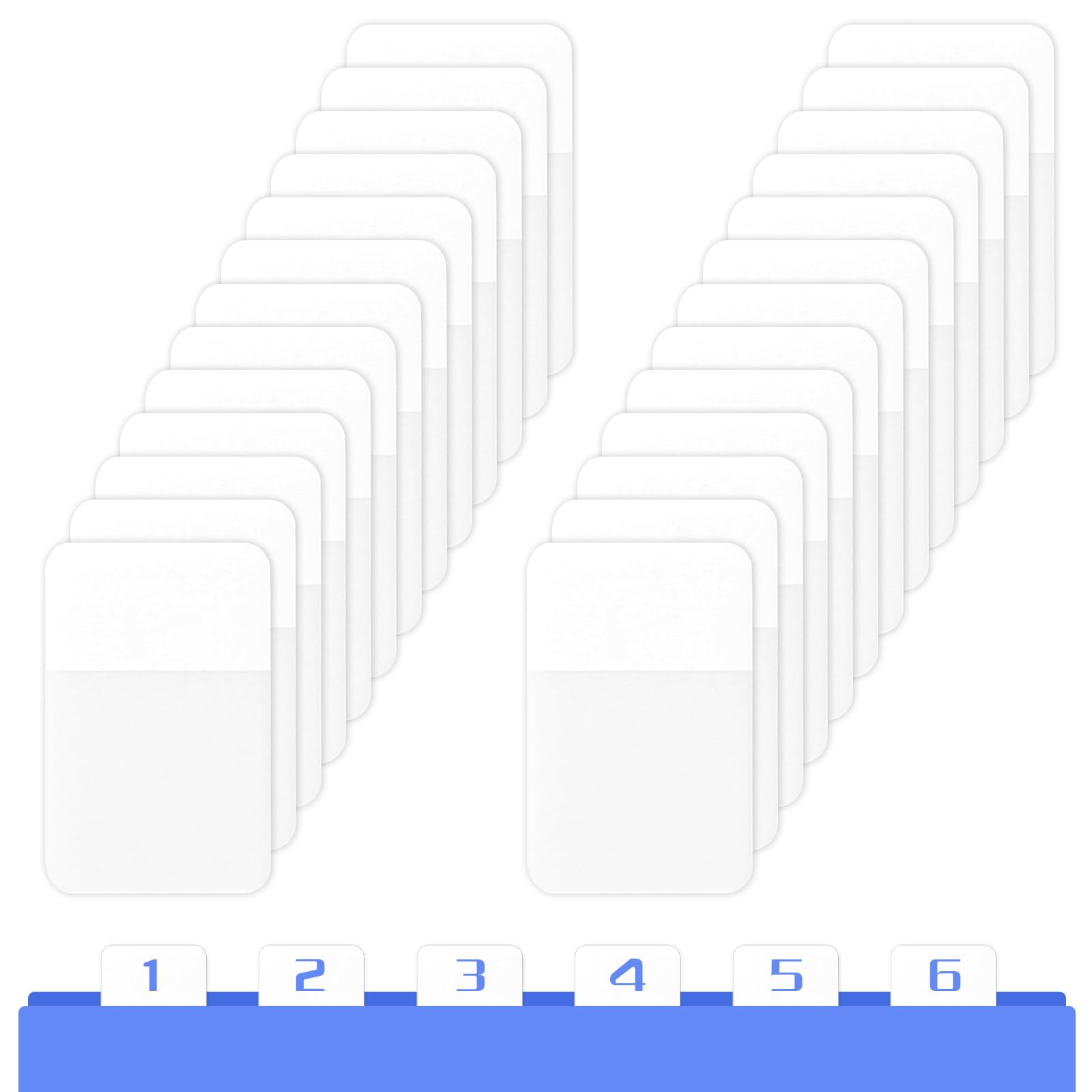 Amazon.com : 400 Pcs Sticky Index Tabs, Repositionable and Writable ...