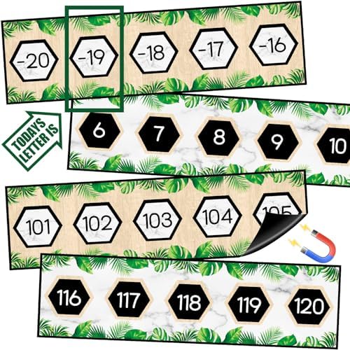 Amazon.com: Bright Creations 37 Piece Magnetic Number Line Set for ...