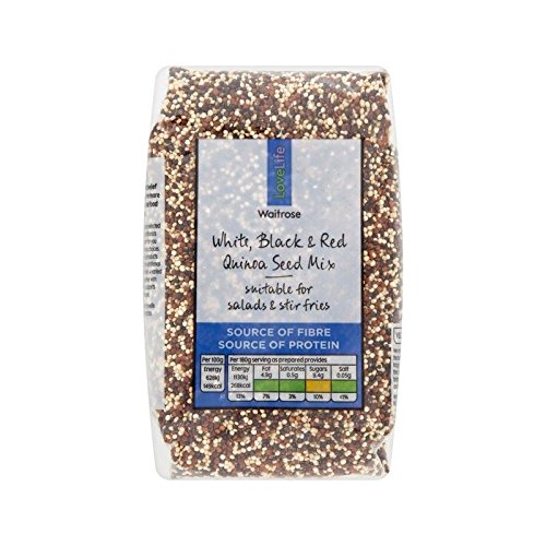 Amazon.com : Three Colour Quinoa Blend Waitrose Love Life 375g - Pack ...