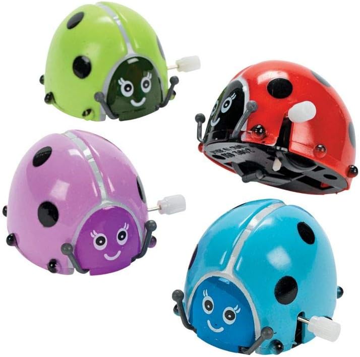 Amazon.com: Fun Express - Flipping Wind-Up Lady Bugs - Toys - Character ...