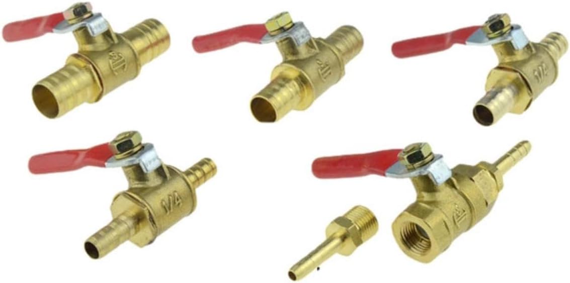 Pneumatic Ball Valve Quick Fitting 4 6mm 8mm 10mm 12mm Compressor Air Hose Water Tube Needle ...