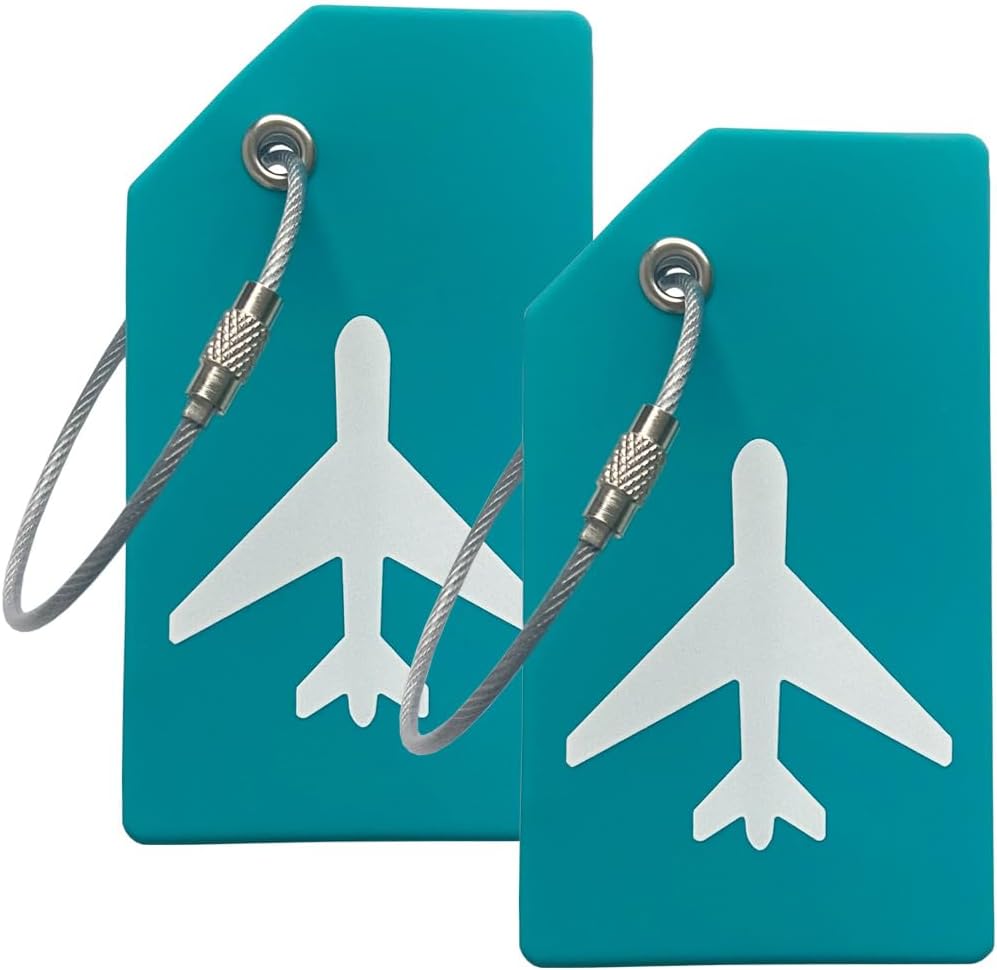 Amazon.com | Silicone Luggage Tag with Name ID Card Perfect to Quickly ...