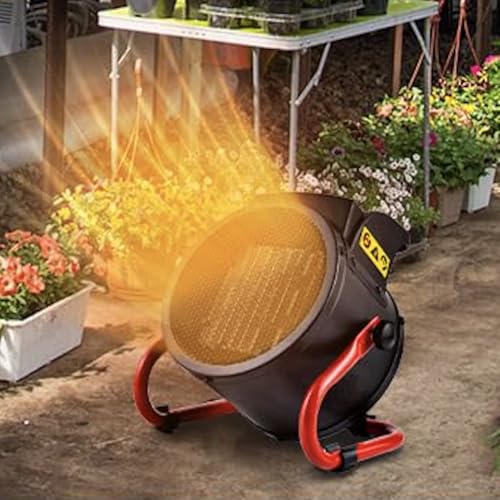 Greenhouse Heater with Thermostat, Digital Temperature Display, Auto ...