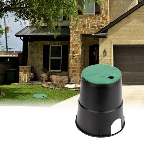 6-Piece 6" Diameter Underground Sprinkler Valve Electrical Box for ...