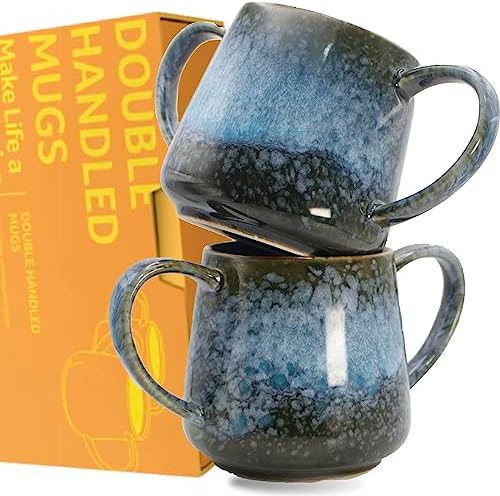 Two Handle Dignity Mug. 2 Handle Mugs. Aids Tremors, Arthritis and Dementia, Drinking Cups for ...