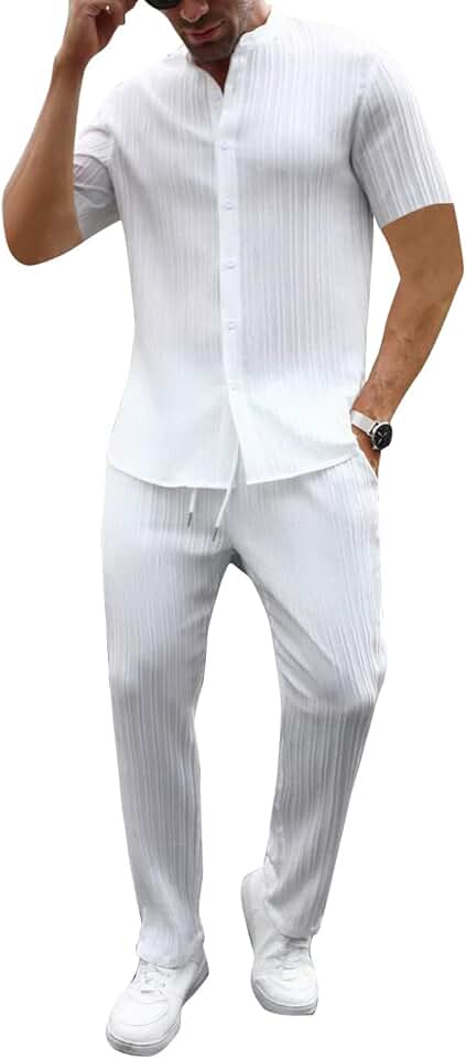 Amazon.in: Cotton - Men's Pyjama Sets & Night Suits / Men's Sleep ...