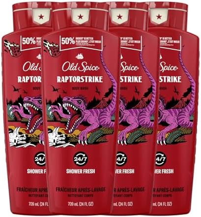 Amazon.com : Old Spice Body Wash for Men, Raptorstrike, Long Lasting ...