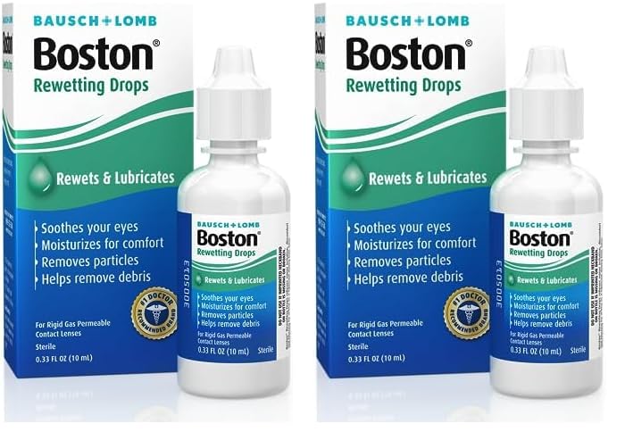 Amazon.com: Boston Contact Lens Solution, Rewetting Solution for Gas ...