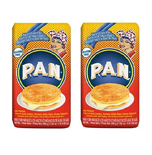 Amazon.com : PAN Mezcla de Maiz Dulce 2 PACK 500 gr. c/u | Sweet Corn ...
