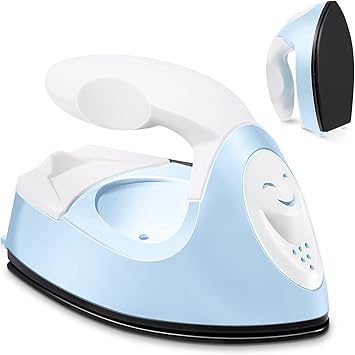 Amazon.com: Honoson Mini Craft Iron Mini Heat Press Small Iron Portable ...