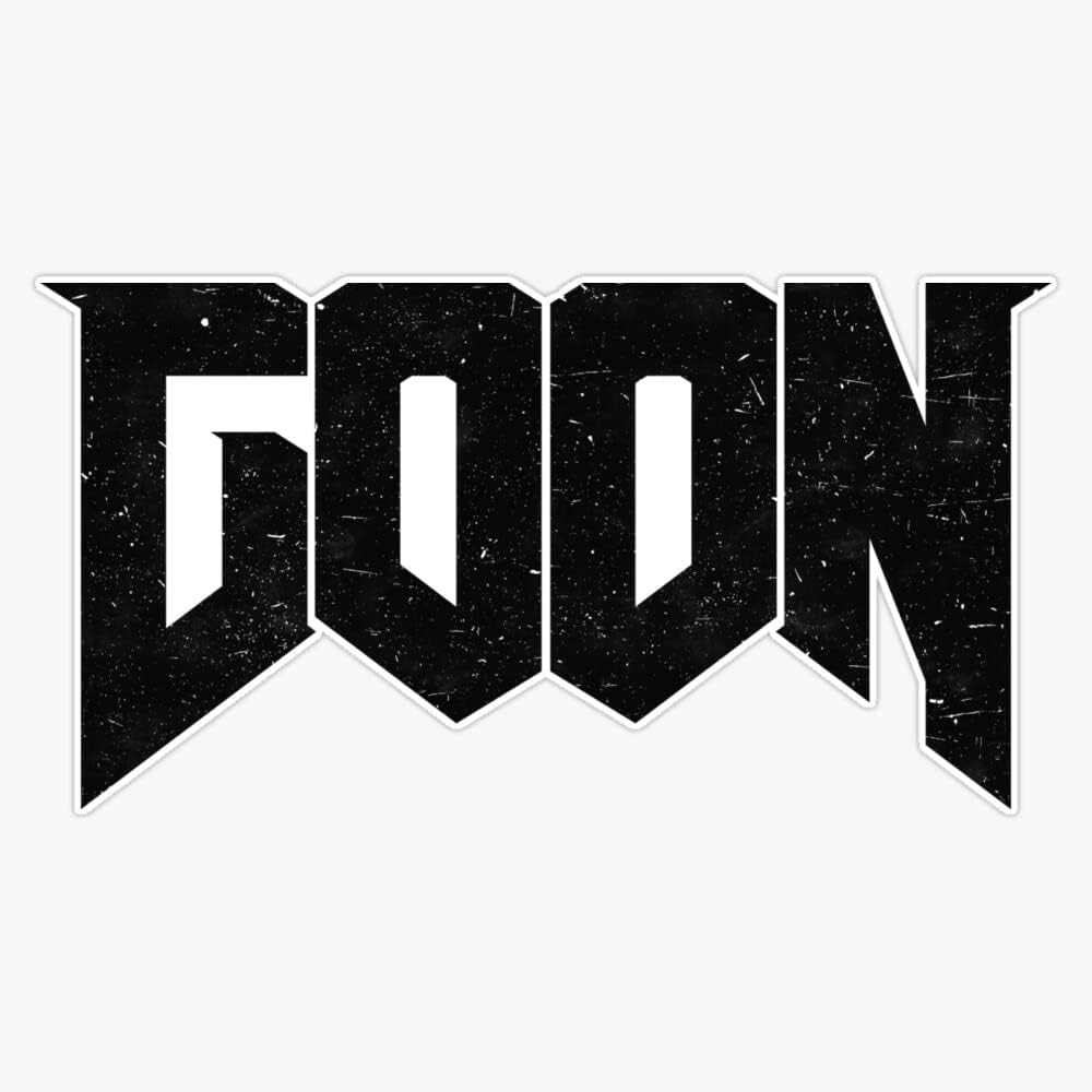 Amazon.com - Doomed - Goon Sticker Vinyl Bumper Sticker 6 Mil Thick ...
