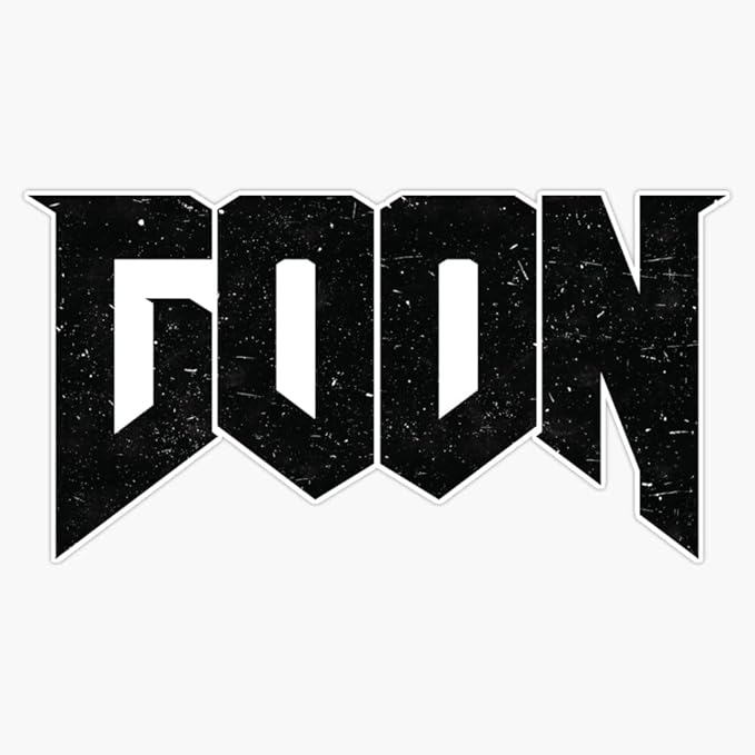 Amazon.com - Doomed - Goon Sticker Vinyl Bumper Sticker 6 Mil Thick ...