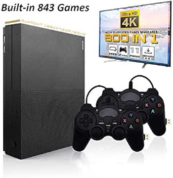 MJKJ Retro Game Console , 4K HDMI TV Output Video Game Console Built-in ...