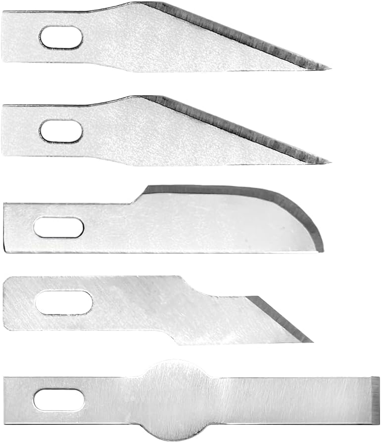 Amazon.com: SMB Precision Medium Duty Blades Assortment #24#18#19#25 (5 ...