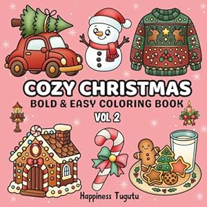 Amazon.com: Christmas: Bold and Easy Coloring Book for Adults, Teens ...