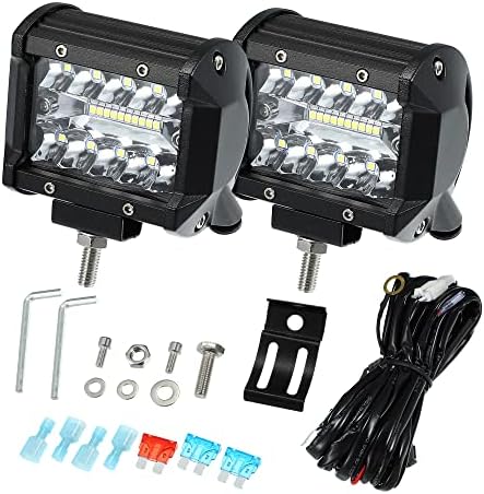 Amazon.com: Motoforti Universal LED Off-Road Light, Flood Spot Combo ...