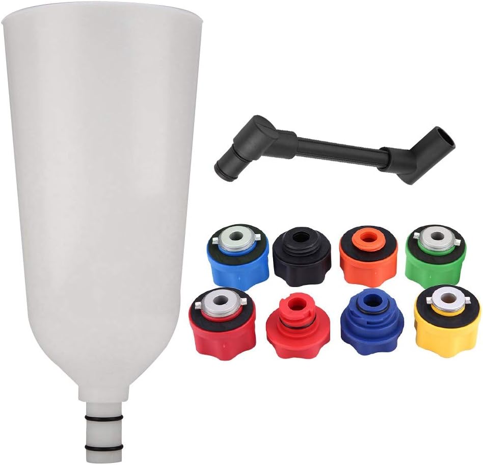 US PRO Tools 15pc Engine Oil Funnel Filler & Adaptor Set 3438 : Amazon ...