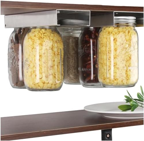 Amazon.com: lopeztek Mason Jars Organizer, Canning Rack for 4 8 12 16 ...