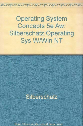 Amazon | Operating System Concepts (Operating System Concepts 5e Aw) | Silberschatz, Abraham ...