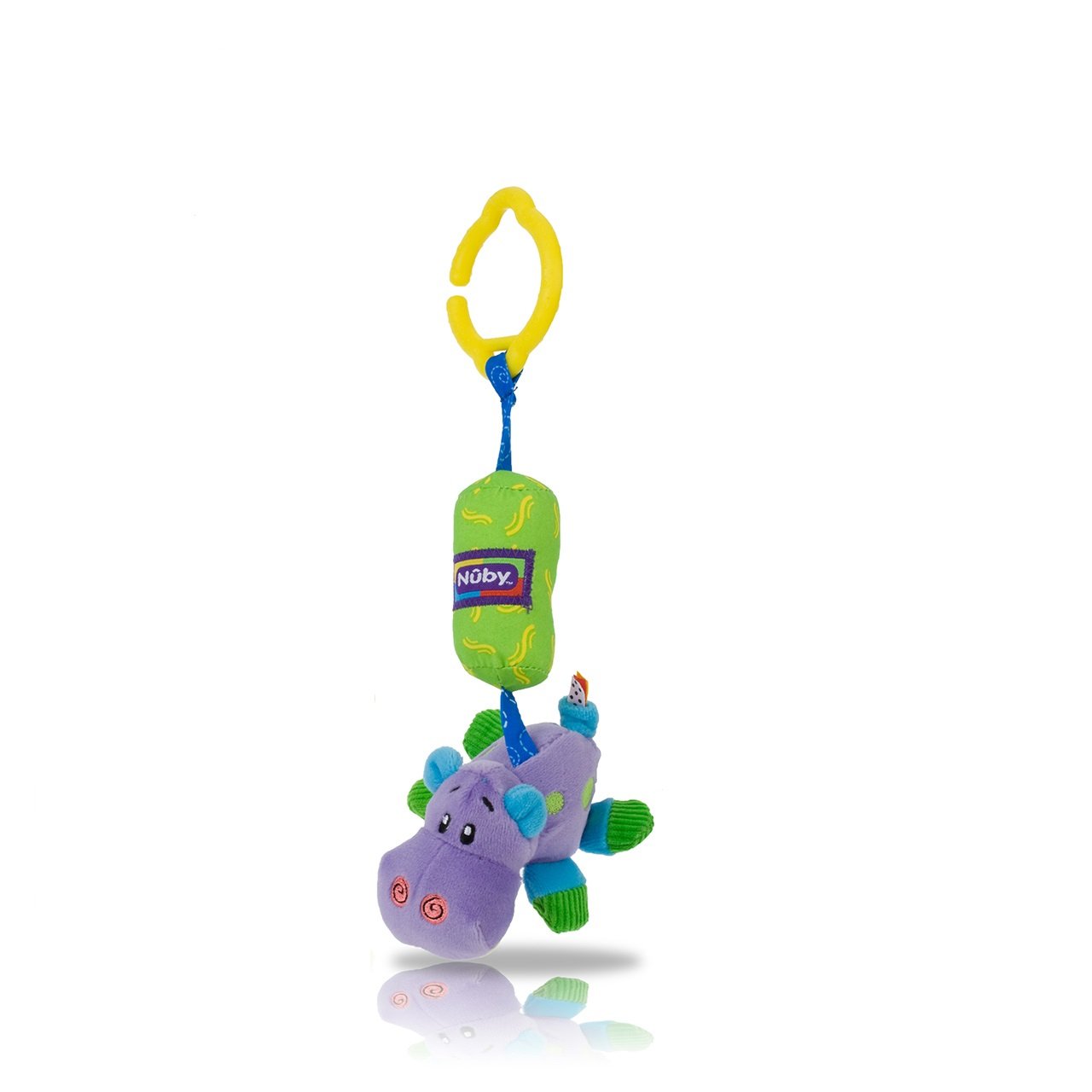Amazon.com : Nuby Safari Chimes Interactive Toy with Hidden Chime and Attachment Clip ...