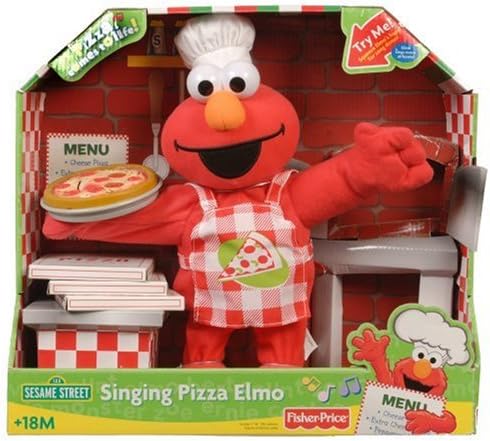 Fisher-Price Sesame Street Singing Pizza Elmo : Amazon.co.uk: Toys & Games
