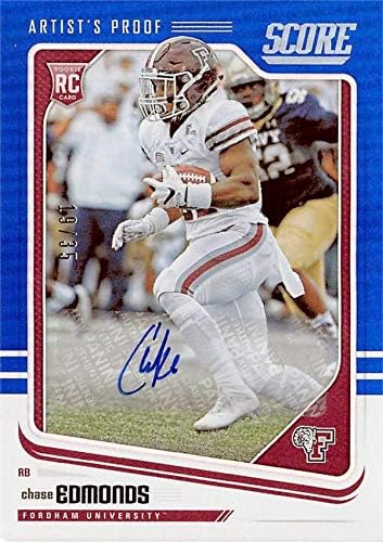Amazon.com: Chase Edmonds autographed football card (Fordham Rams) 2018 ...