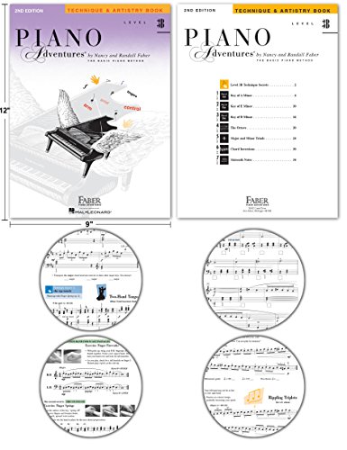 Snapklik.com : Piano Adventures Level 3B Learning Set By Nancy Faber ...