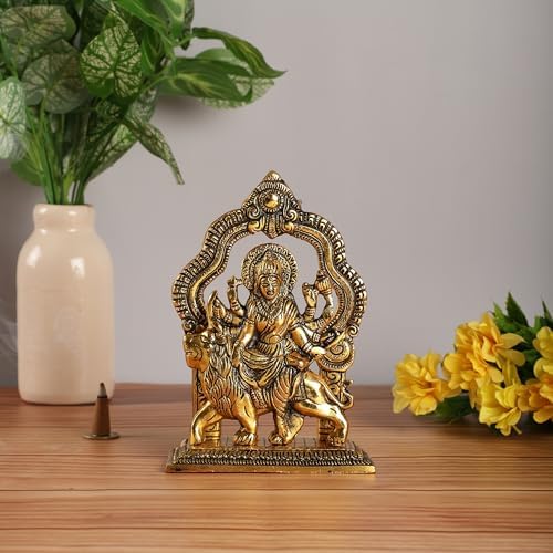 Amazon.com: PURESTORY Sherawali Maa Murti/Goddess Durga Maa Idol for ...